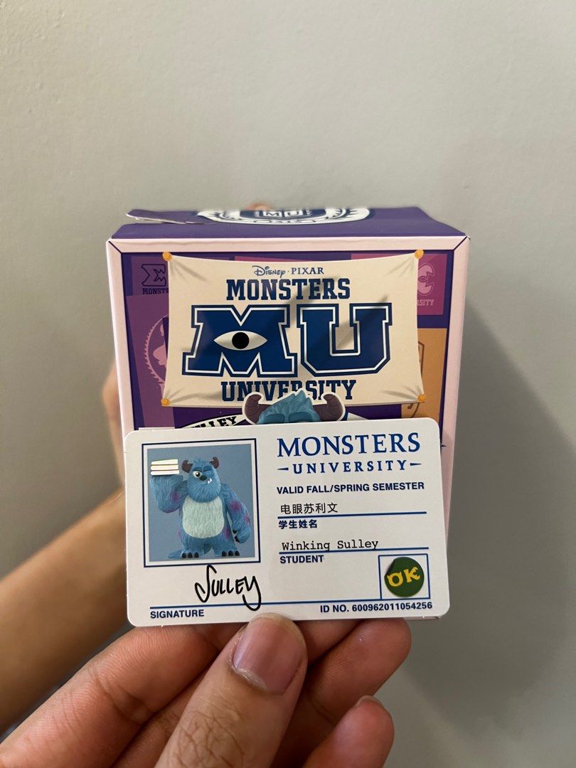 Monsters Uni MU popmart winking Sully, Hobbies & Toys, Toys & Games on ...
