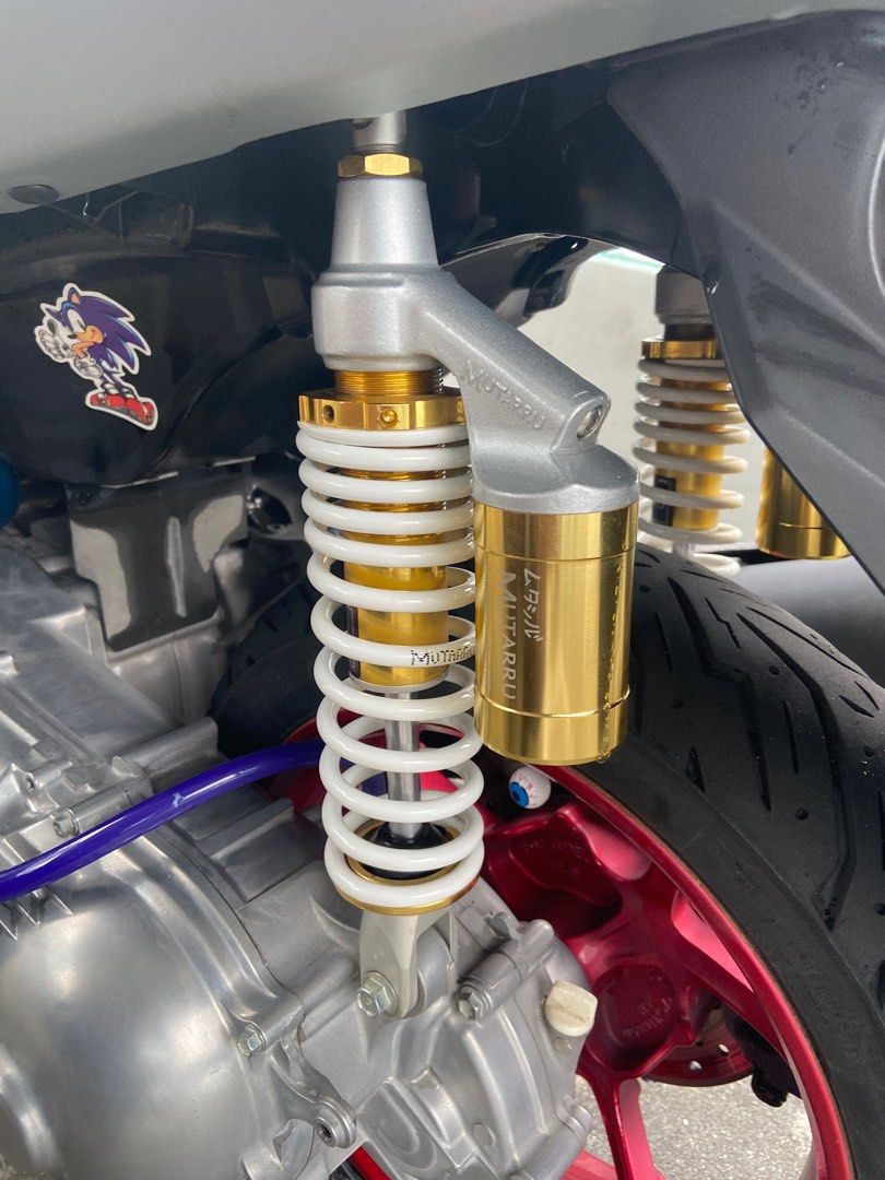 Mutarru Gold Series Nmax v2 Suspension, Motorcycles, Motorcycle ...