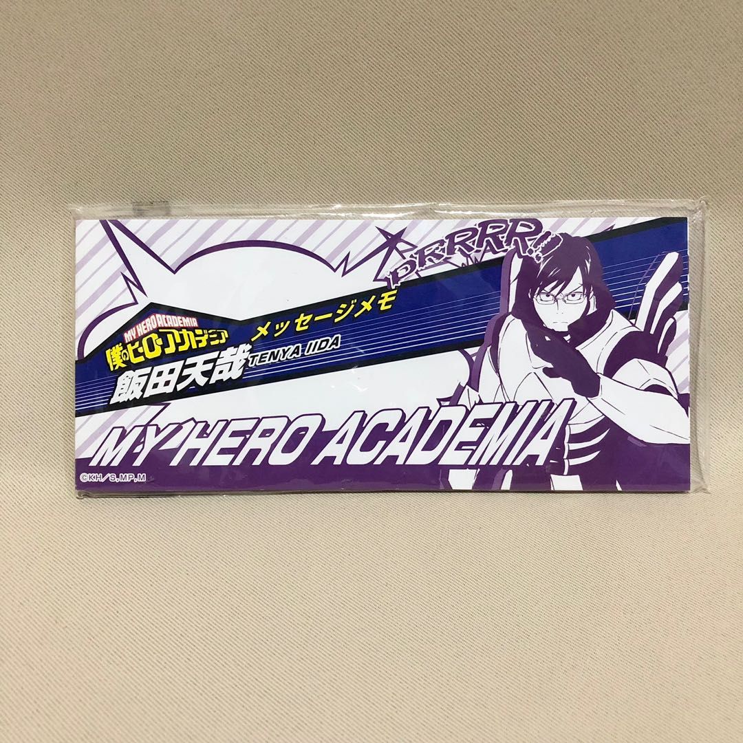 My Hero Academia / Boku no Hero Academia Memo pad Tenya Iida, Hobbies ...