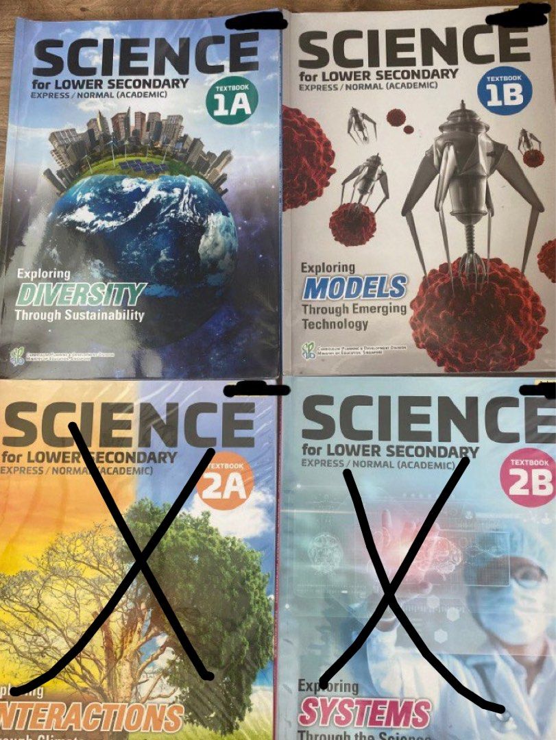 new syllabus lower secondary sec 1&2 science textbooks , Hobbies & Toys ...