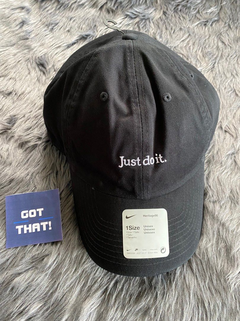 Nike Cap - Just do it, Men's Fashion, Watches & Accessories, Caps ...