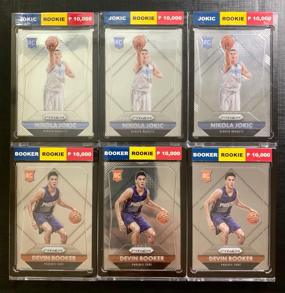 Nikola Jokic Rookie / Devin Booker RC 2015 Prizm with Free Magnetic ...