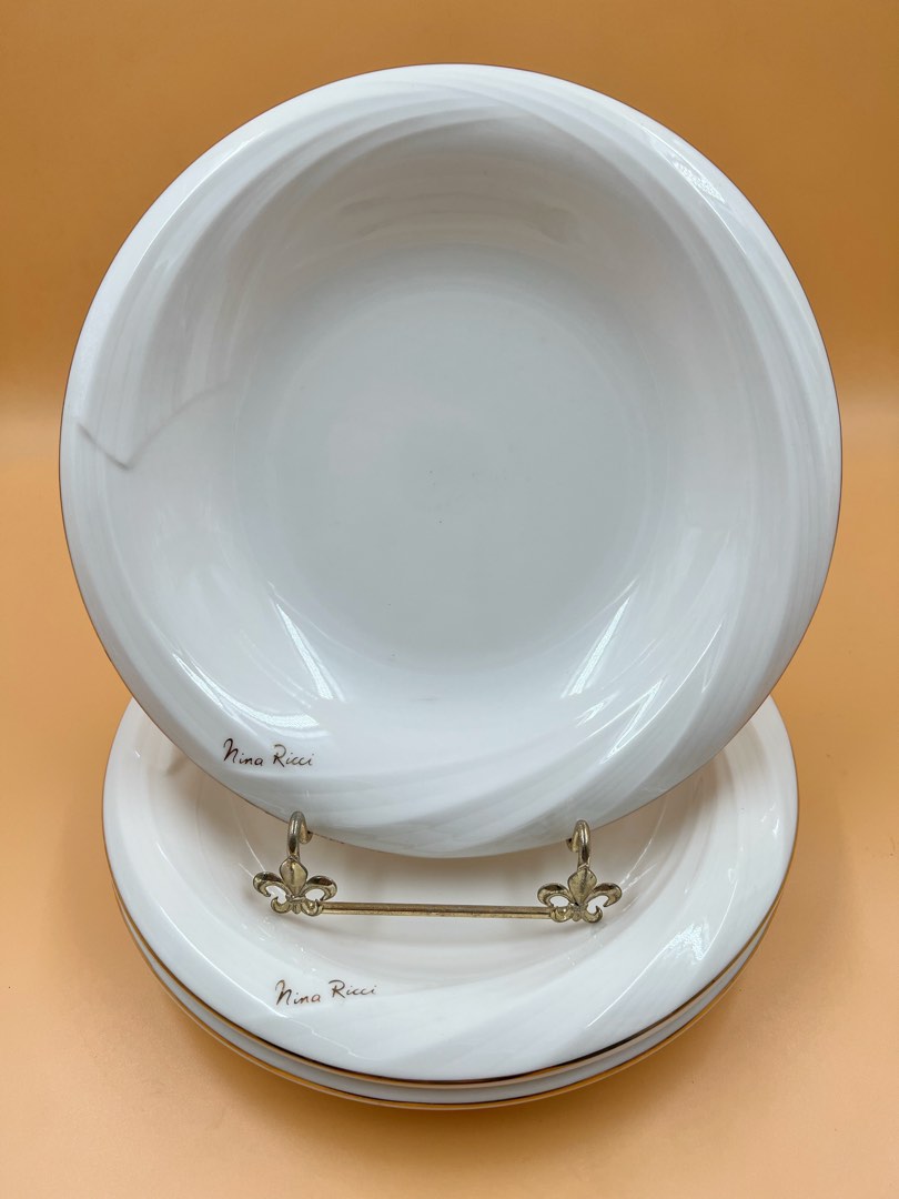 Nina Ricci Deep Plate, Furniture & Home Living, Kitchenware & Tableware ...