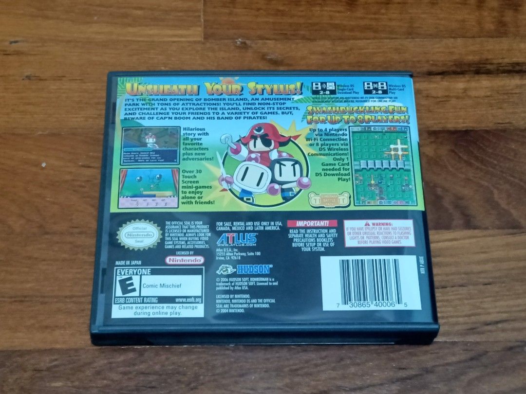 Nintendo DS Bomberman Land Touch, Video Gaming, Video Games, Nintendo ...
