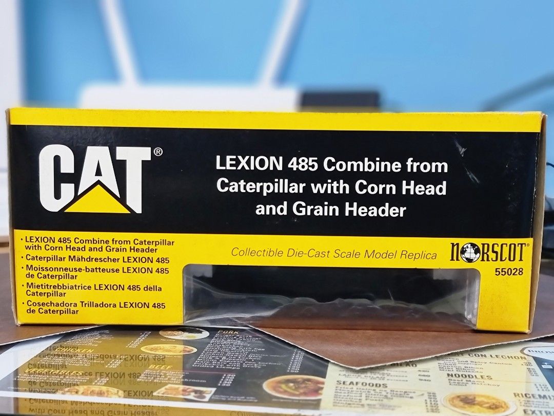 Norscot Caterpillar Lexion 485 Corn Head and Grain Header 1:64 scale ...
