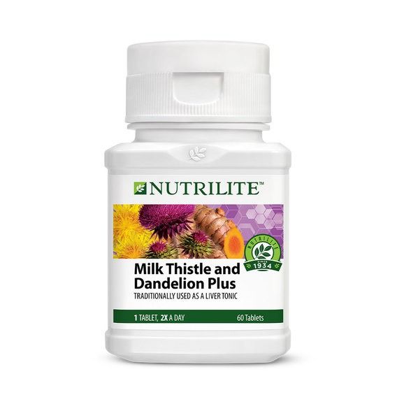 Nutrilite Milk Thistle And Dandelion Plus - 60 Tablets, Health ...