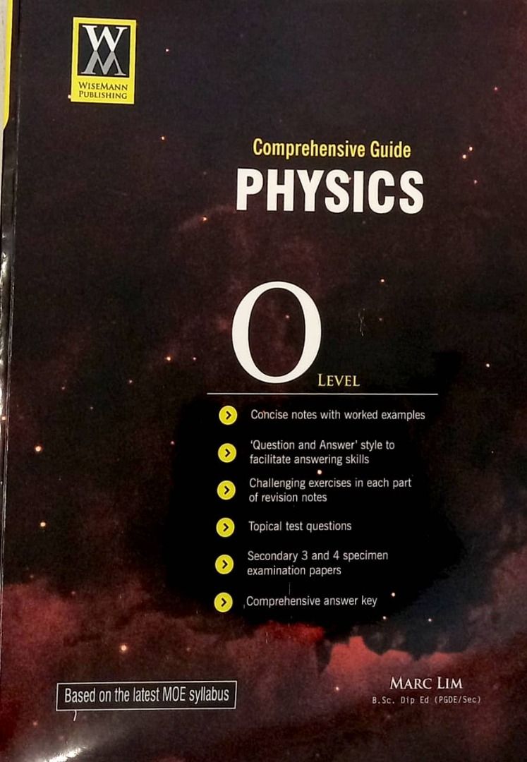 O Level Comprehensive Guide Physics (2021 Edition) , Hobbies & Toys ...