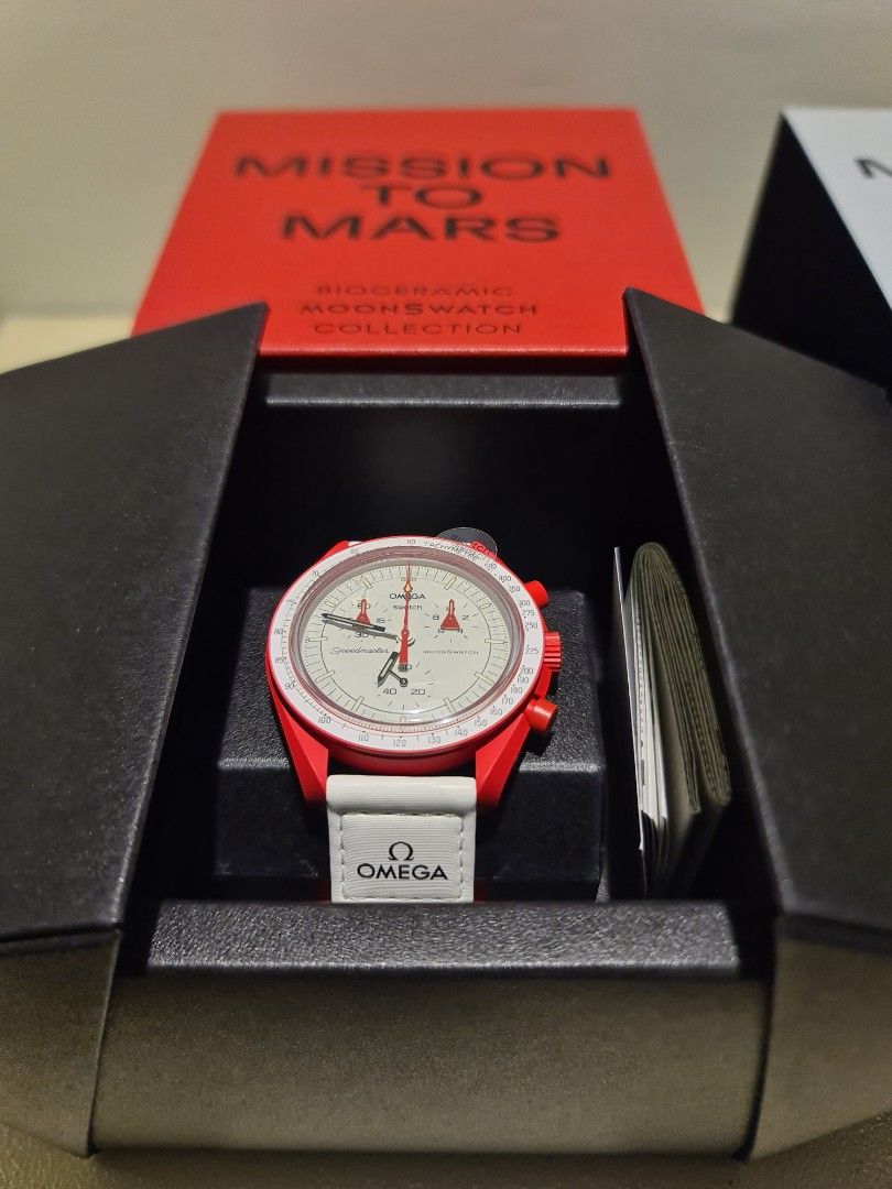 Omega x Swatch Moon Series Watch, Luxury, Watches on Carousell