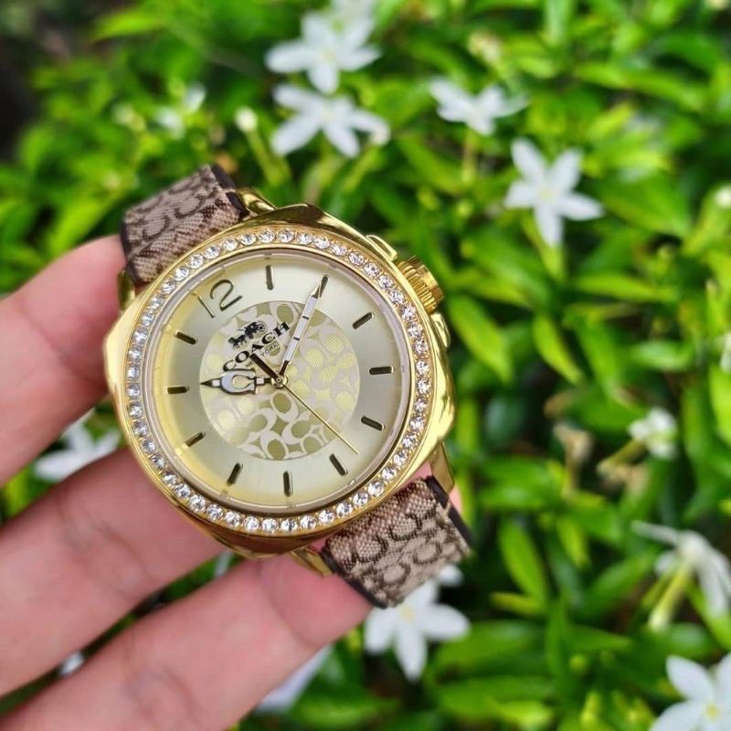 Original 100% Coach Watch Women, Fesyen Wanita, Jam Tangan di Carousell
