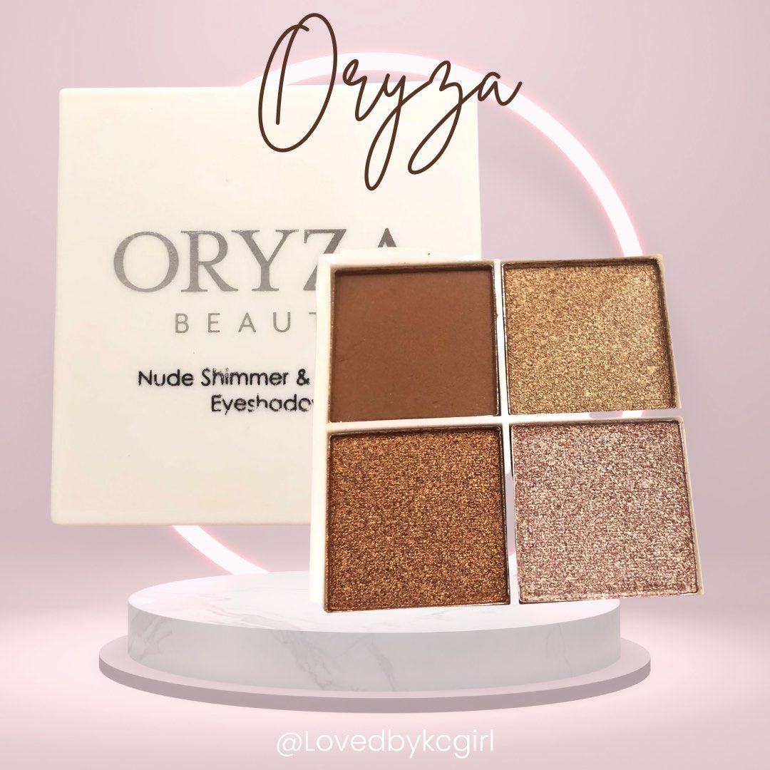 ORYZA nude shimmer and contour shadow, Beauty & Personal Care, Face ...