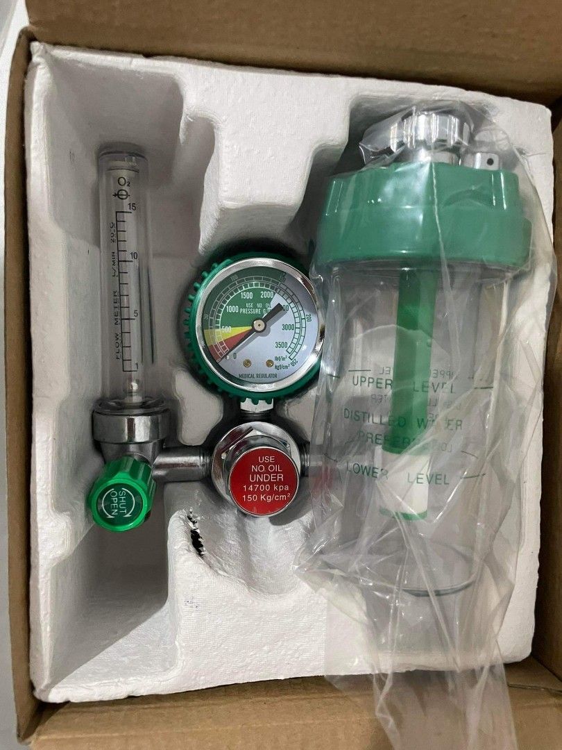Oxygen Regulator, Health & Nutrition, Medical Supplies & Tools on Carousell