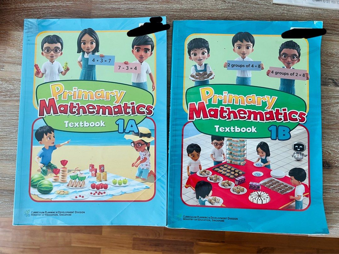 P1 Math Textbooks 1A & 1B- Star Publishing, Hobbies & Toys, Books ...
