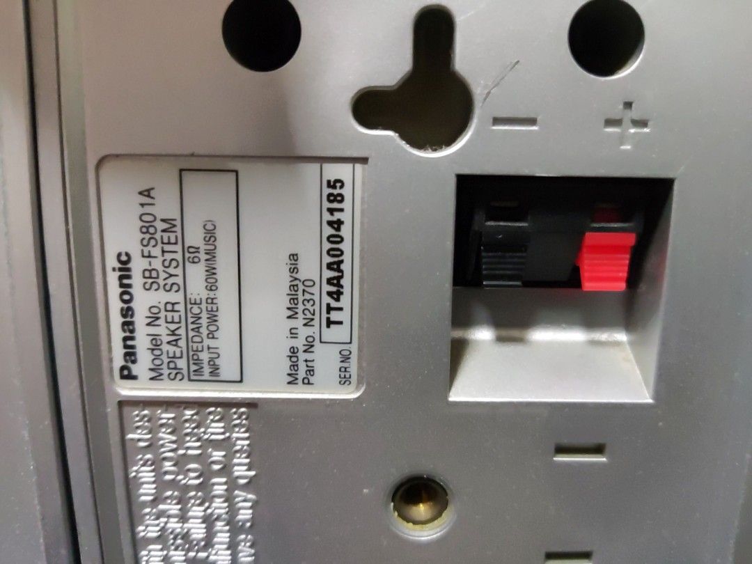 Panasonic Speakers, Audio, Soundbars, Speakers & Amplifiers on Carousell