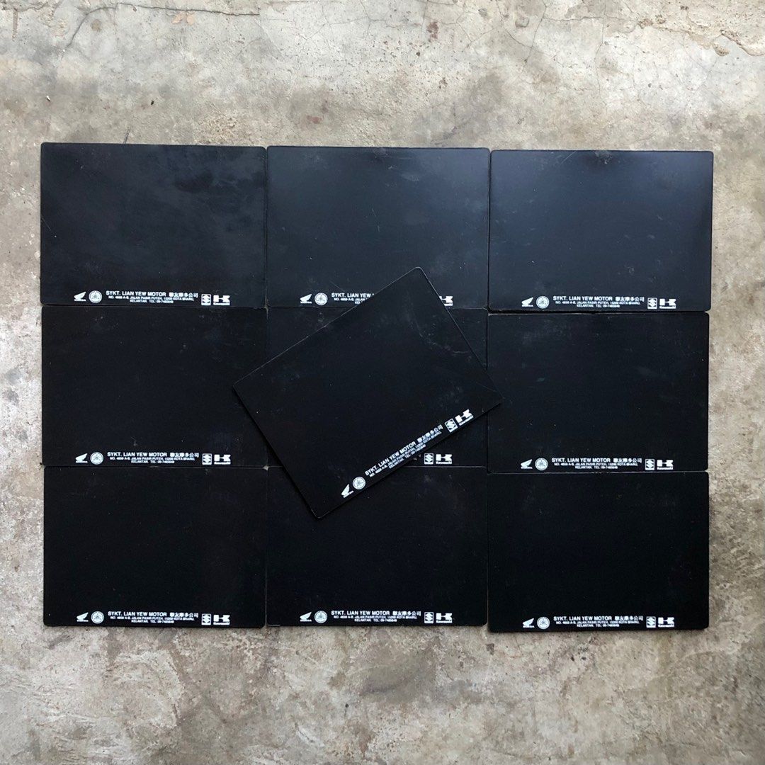 Papan plate number belakang design dulu2, Everything Else, Others on ...