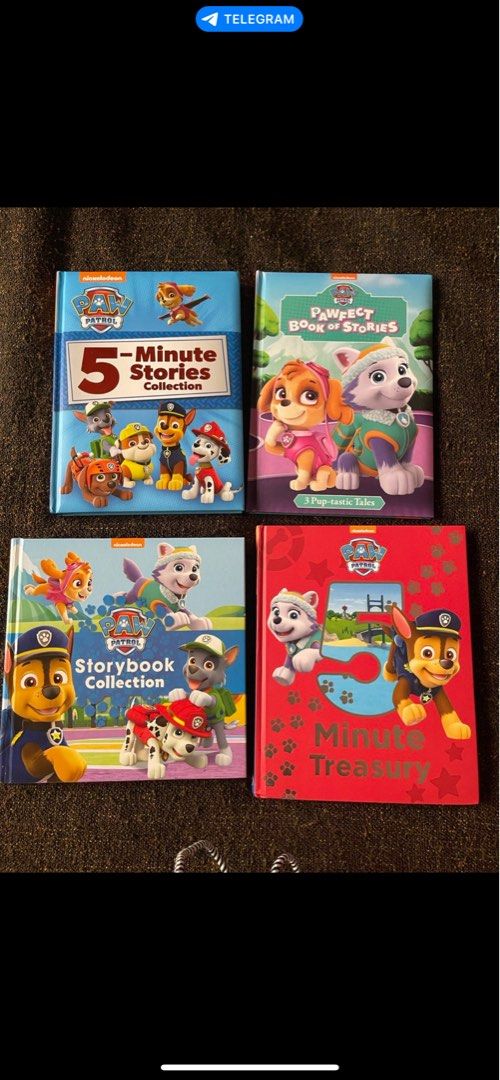 Paw Patrol books (4 pieces) on Carousell