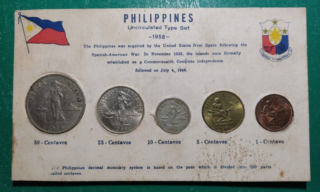 Philippines English series coin set, Hobbies & Toys, Memorabilia ...