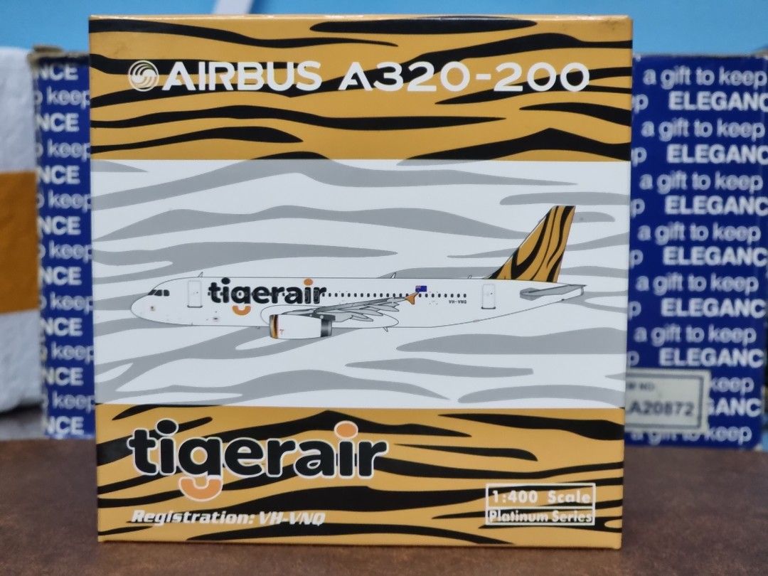 Phoenix Tiger Air Airbus 320-200 1:400 scale Diecast Airplane, Hobbies ...