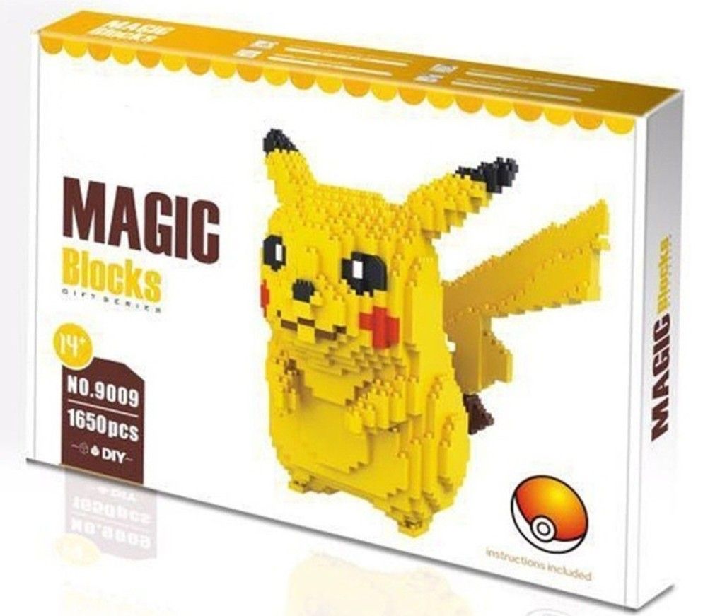 Pikachu Pokemon Building Blocks Lego 1650 pcs, Hobbies & Toys, Toys ...