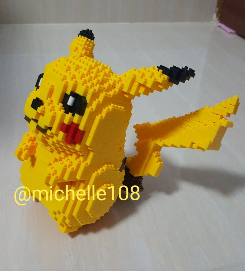 Pikachu Pokemon Building Blocks Lego 1650 pcs, Hobbies & Toys, Toys ...