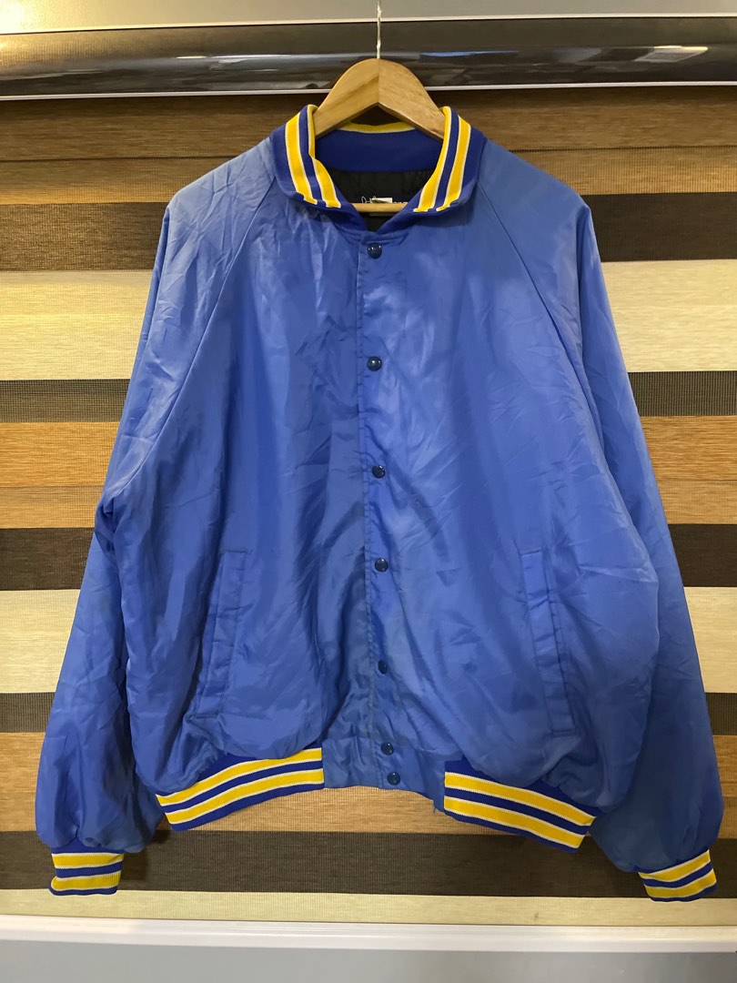 PLAIN VARSITY JACKET, Men's Fashion, Tops & Sets, Hoodies on Carousell