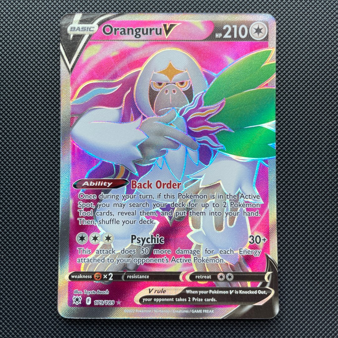Pokemon TCG FULL ART ULTRA RARE Oranguru V, Hobbies & Toys, Toys ...