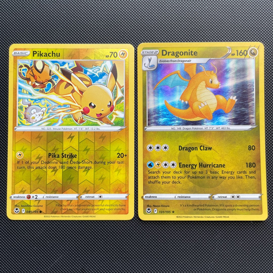 Pokemon TCG HOLO REVERSE RARE Dragonite Pikachu, Hobbies & Toys, Toys ...