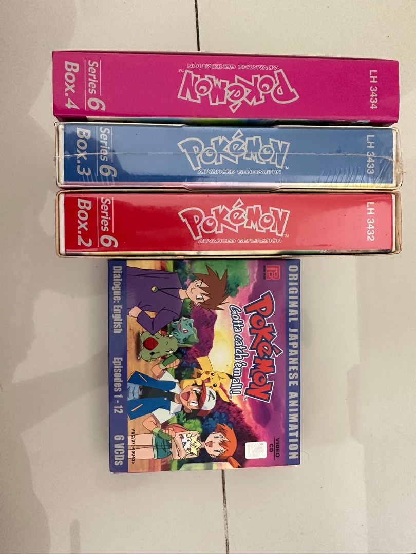 Pokémon VCD, Hobbies & Toys, Music & Media, CDs & DVDs on Carousell