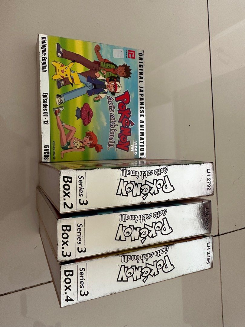 Pokémon VCD, Hobbies & Toys, Music & Media, CDs & DVDs on Carousell