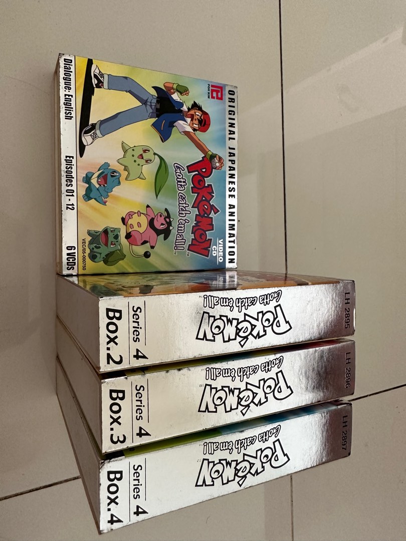 Pokémon VCD, Hobbies & Toys, Music & Media, CDs & DVDs on Carousell