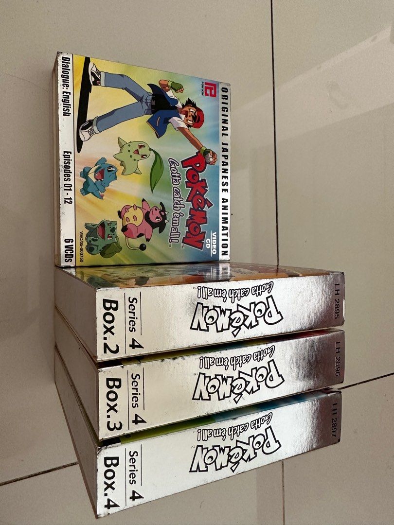 Pokémon VCD, Hobbies & Toys, Music & Media, CDs & DVDs on Carousell