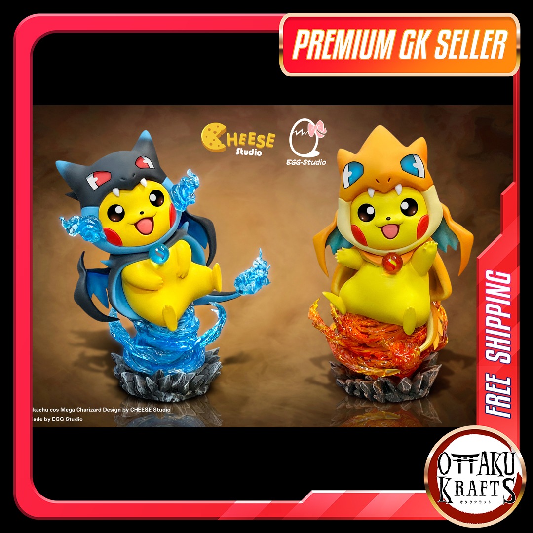 【PO】Pikachu | EGG X CHEESE Studio | Pokemon【FREE Shipping】GK Figurine | GK Figure | GK Statue ...