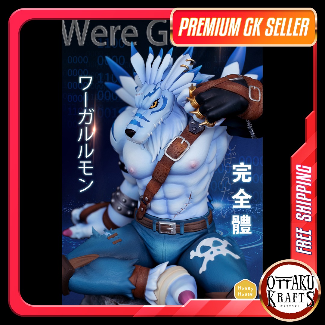 【PO】Were Garurumon | Honey House Studio | Digimon【FREE Shipping】GK Figurine | GK Figure | GK ...