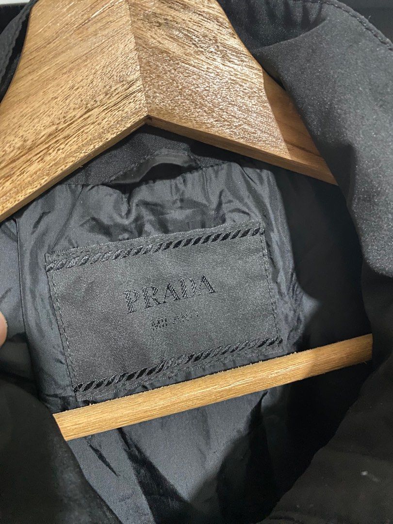 Prada linea rossa nylon jacket, Men's Fashion, Activewear on Carousell