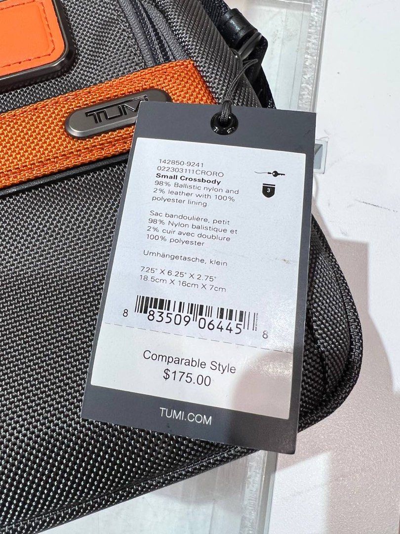 (PREORDER) TUMI SMALL CROSSBODY, Men's Fashion, Bags, Sling Bags on ...
