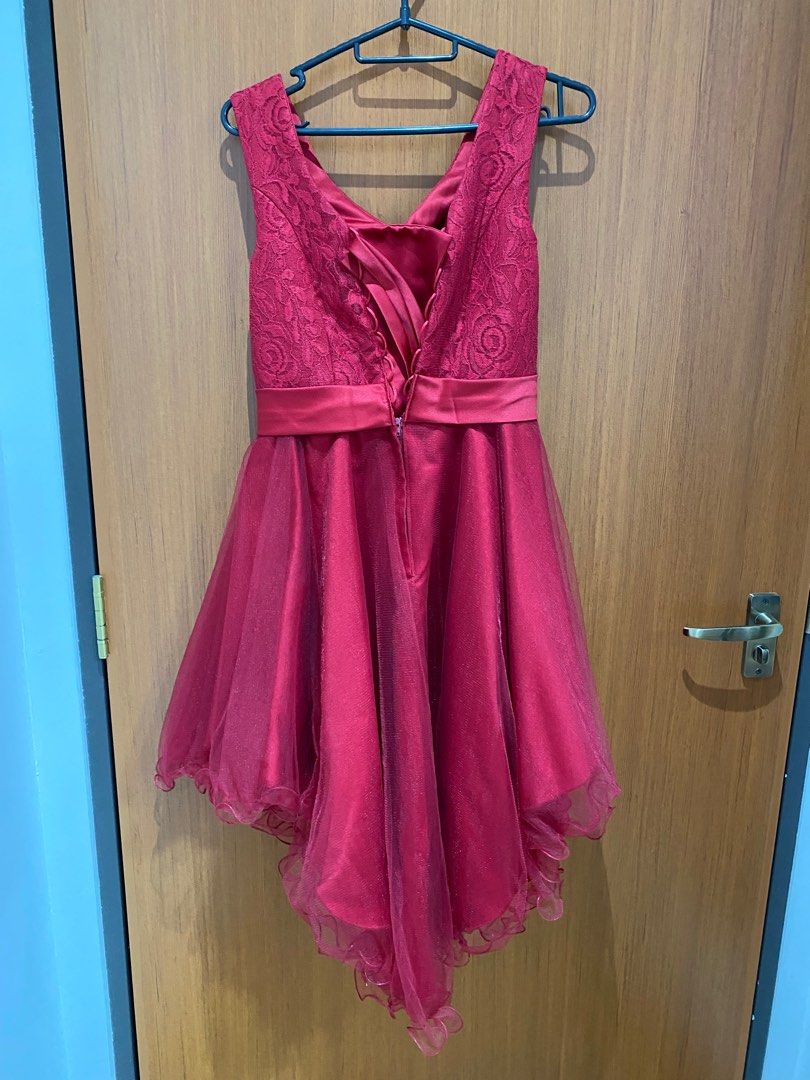 Pretty Front Short Back Long Knee Length Evening Dress Gown Womens Fashion Dresses And Sets