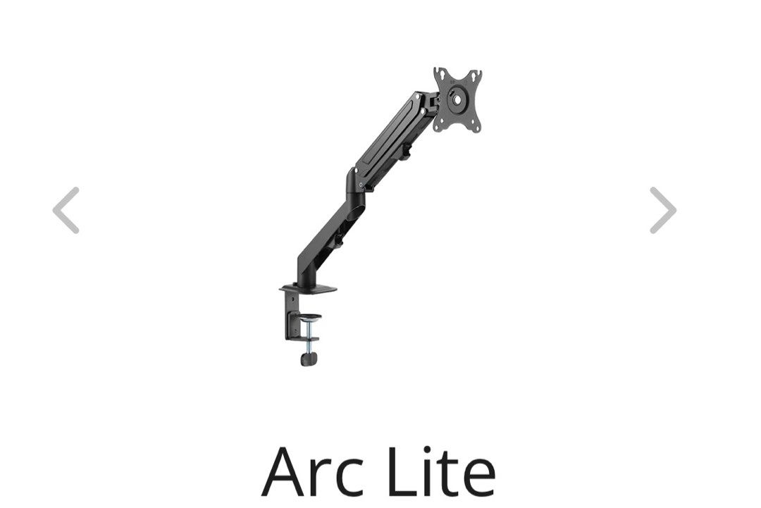 PRISM+ ARC LITE Single Monitor VESA Monitor Arm, Computers & Tech, Parts & Accessories, Other ...