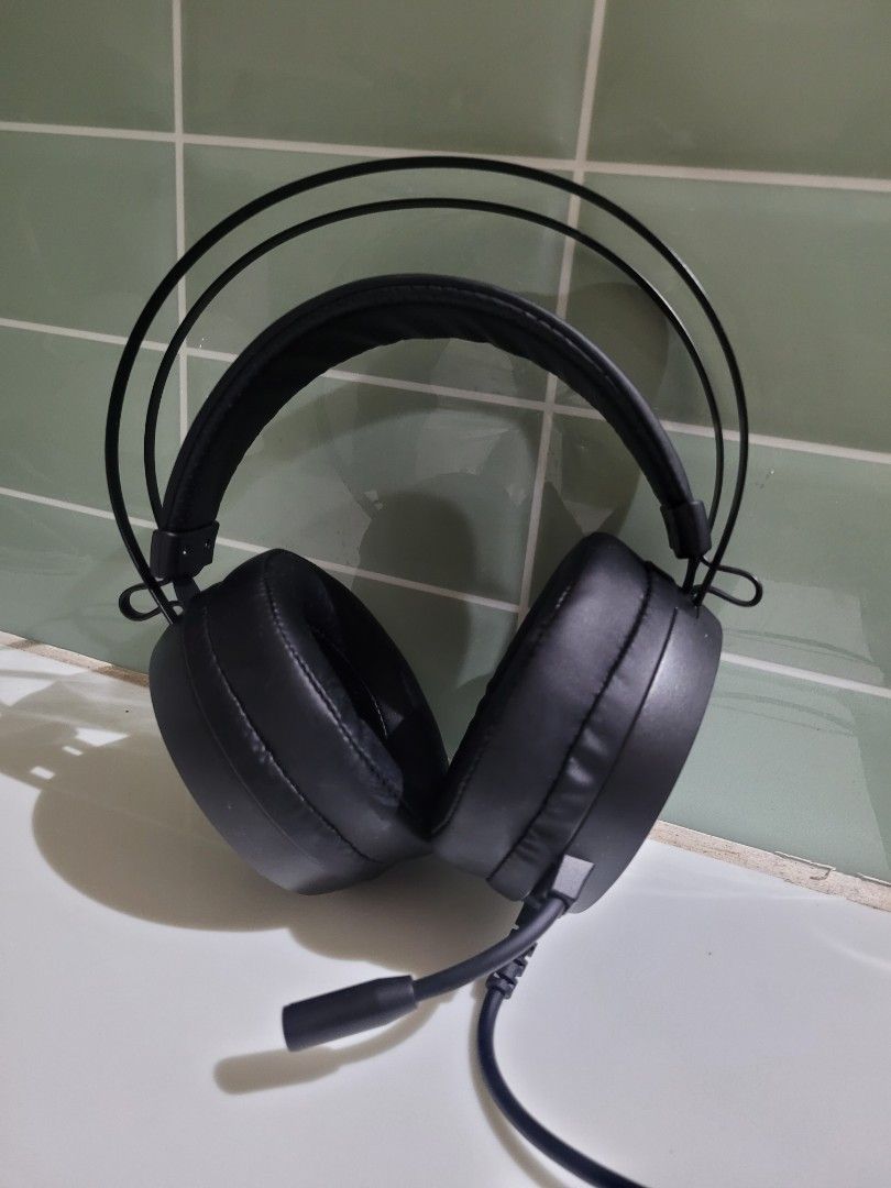 Rapoo VH310 Gaming Headset with mic 7.1 Virtual RGB Gaming Headphones ...