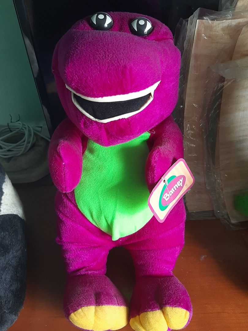 RARE BARNEY STUFF TOY (2007), Hobbies & Toys, Toys & Games on Carousell