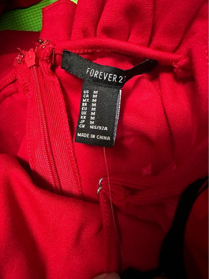 Red Dress Forever 21, Women's Fashion, Dresses & Sets, Dresses on Carousell