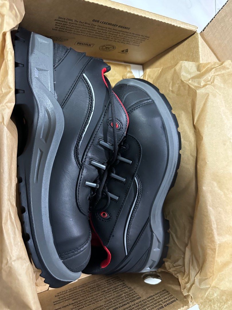Red Wing Safety Shoes, Men's Fashion, Footwear, Boots on Carousell