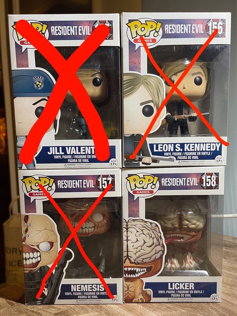 Resident Evil - Funko Pop, Hobbies & Toys, Toys & Games on Carousell