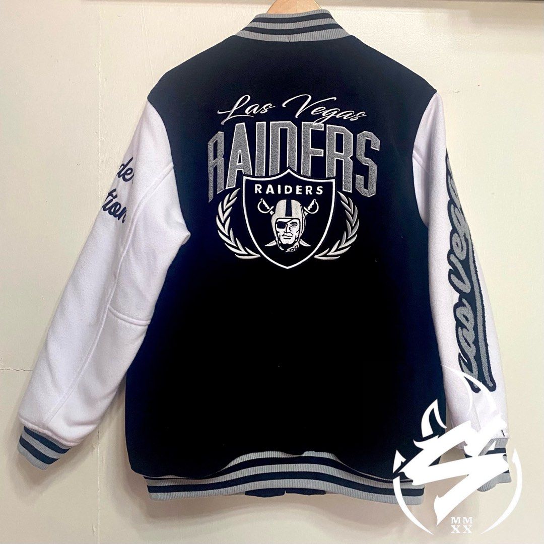 Retro Raiders Varsity Jacket, Men's Fashion, Coats, Jackets and ...