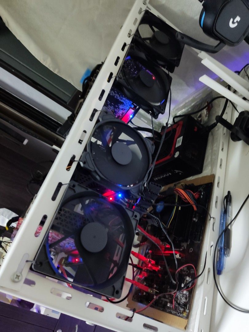 Rig + GPU set. RX580 Graphic cards. RX570, Computers & Tech, Parts ...