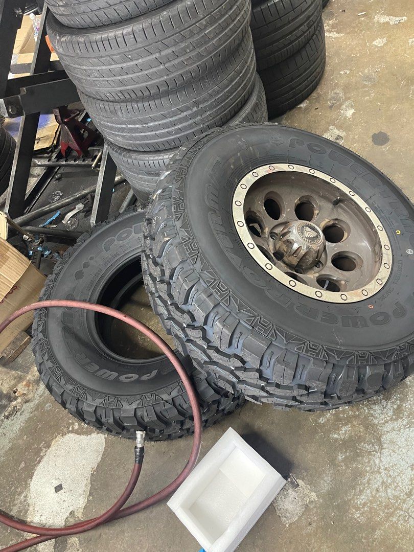 Sport rim R16 MT tyre off road 4x4, Auto Accessories on Carousell