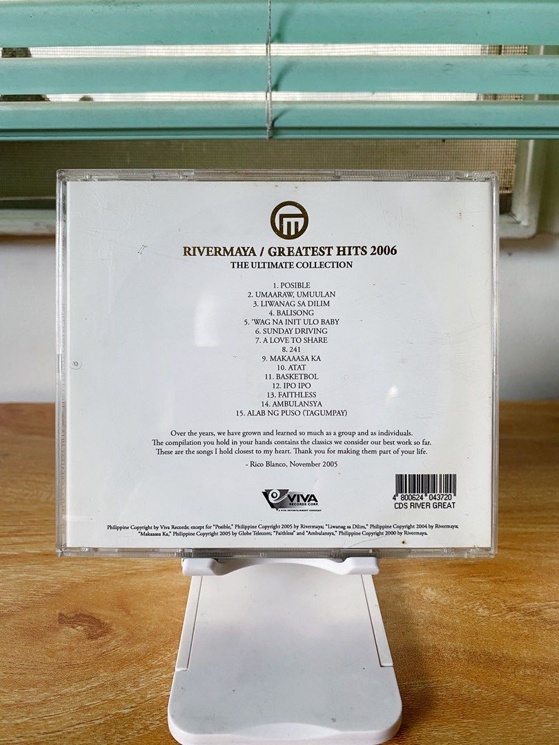 Rivermaya - Greatest Hits 2006 (The Ultimate Collection) CD, Hobbies ...