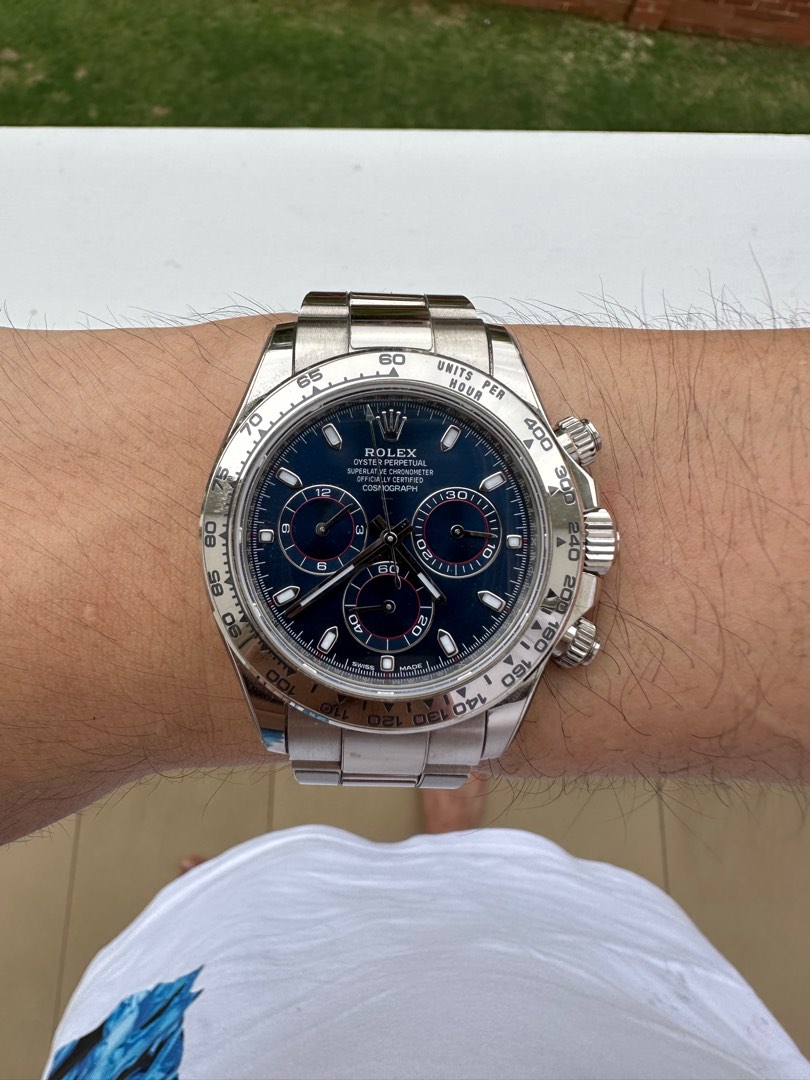 Rolex Daytona Racing Blue 116509, Luxury, Watches on Carousell