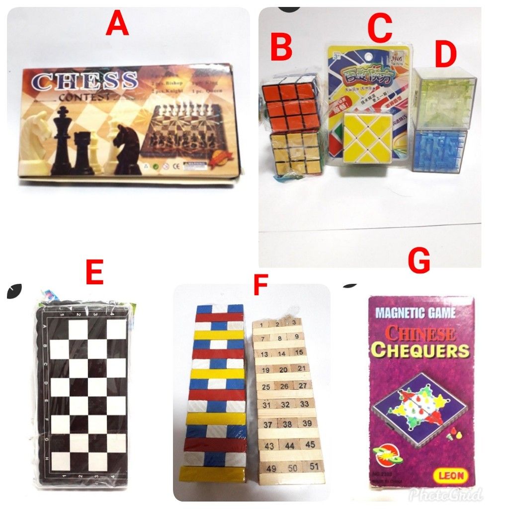 Rubik Chess Jenga Games, Hobbies & Toys, Toys & Games on Carousell