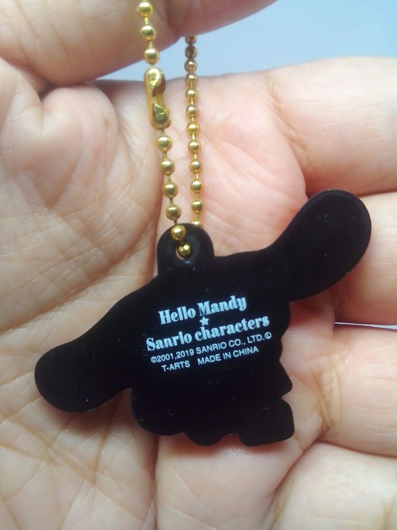 Sanrio Cinnamoroll x Hello Mandy rubber charm keychain, Hobbies & Toys ...
