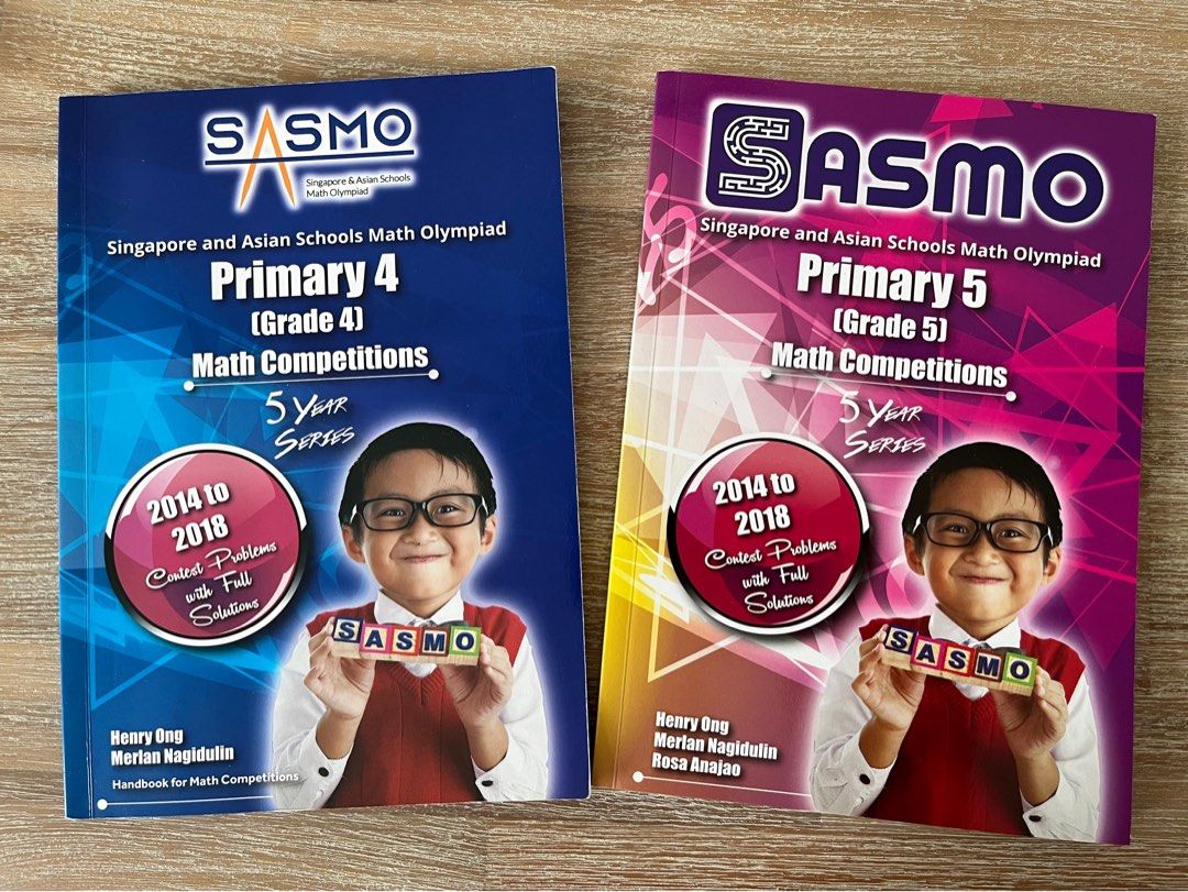 SASMO Math P5 (free P4), Hobbies & Toys, Books & Magazines, Assessment ...