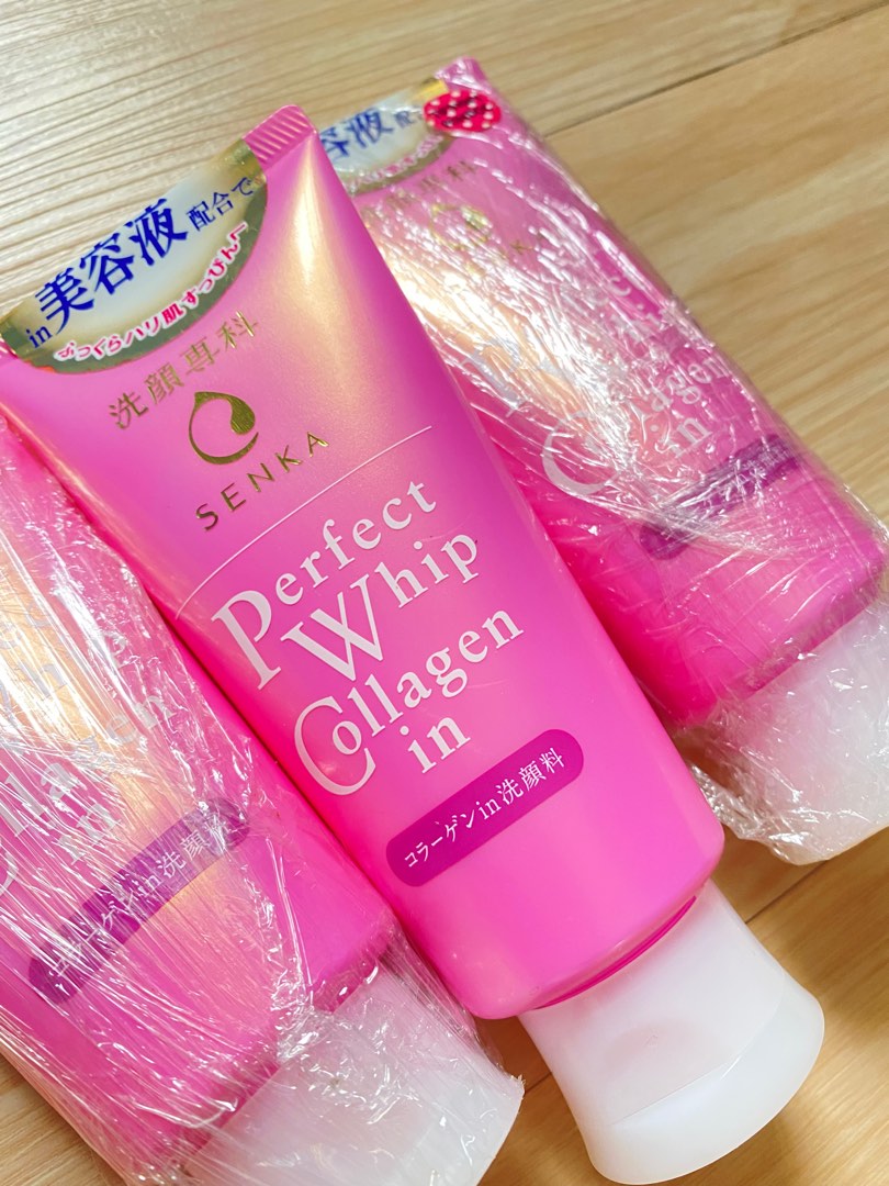 Senka Perfect Whip Collagen Face Wash, Beauty & Personal Care, Face ...